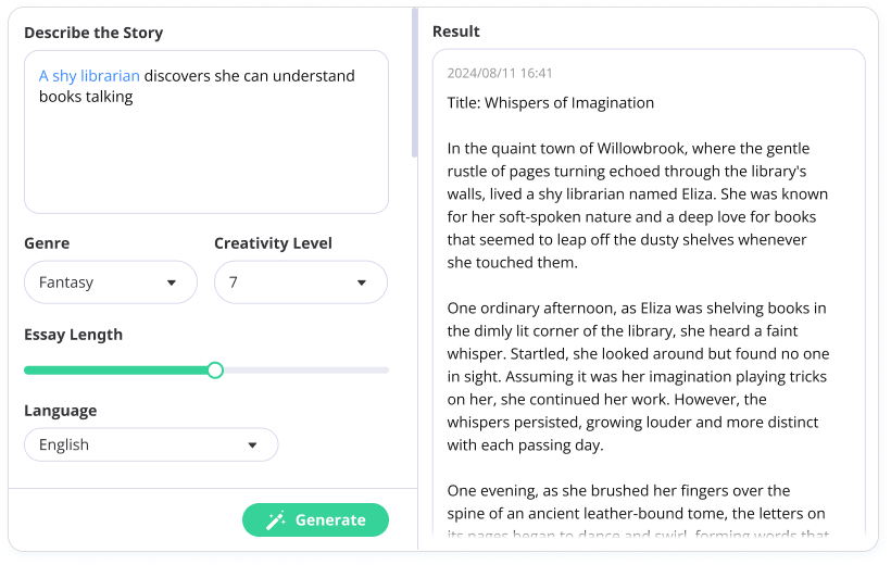 AI Story Generator - Free Story Maker